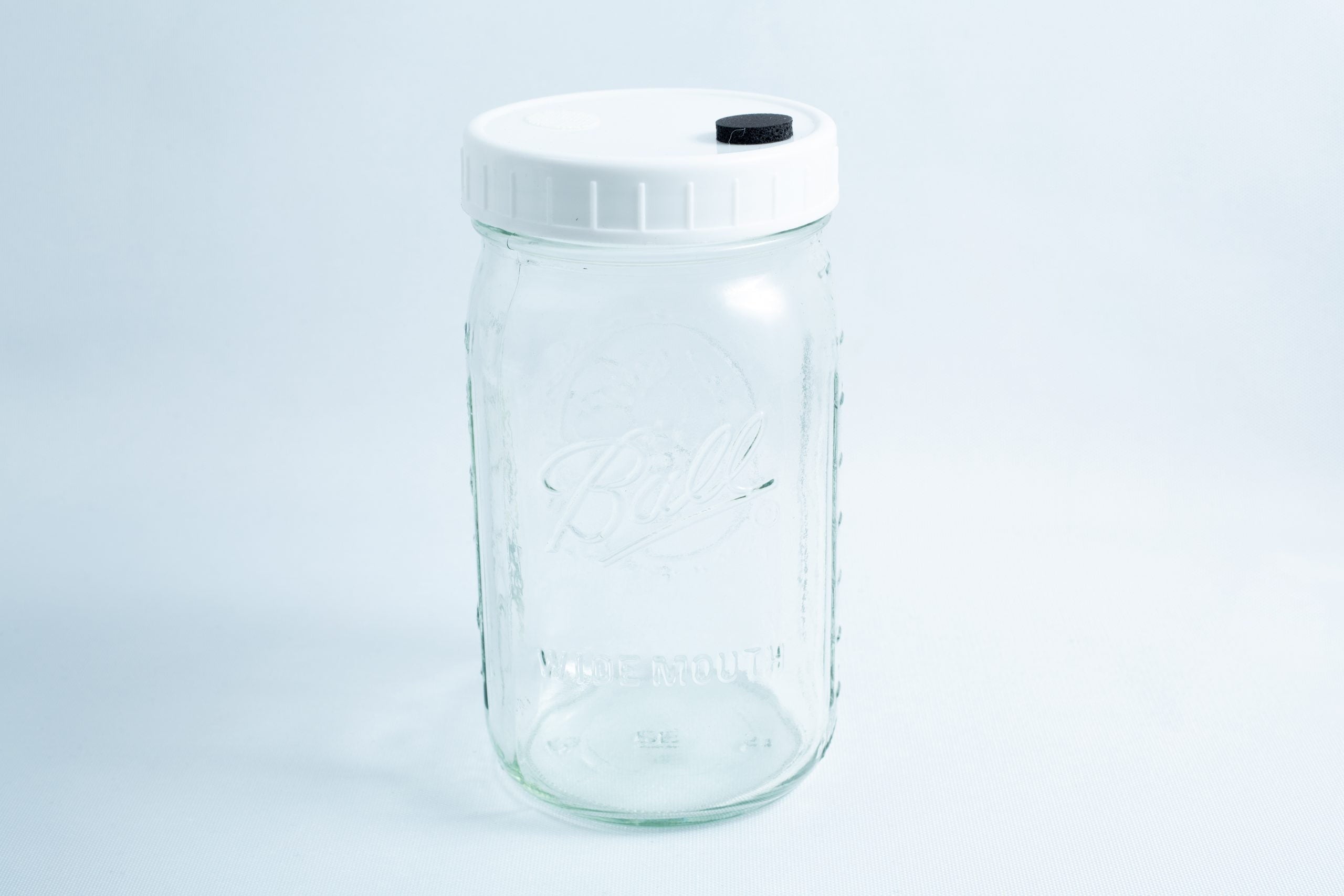 Mycology mason jar with injection port and air vent | autoclavable ...